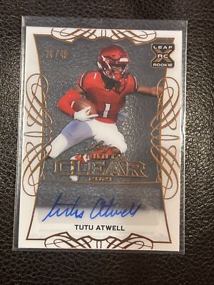 2021 Leaf Trinity TUTU Atwell Clear Green Auto Rookie /40 No.CA-TA1 | eBay