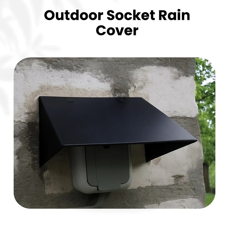 Outdoor Socket Rain Cover Weatherproof Electrical Outlet Protector Free ...