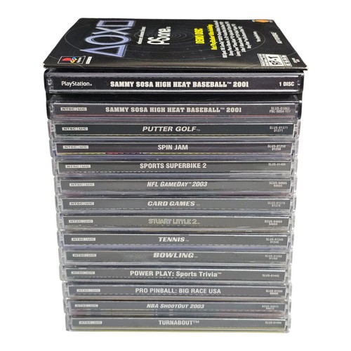 Sony PlayStation 1 Lot Of 13 Games Plus Demo Disc PS1 CIB Complete ...