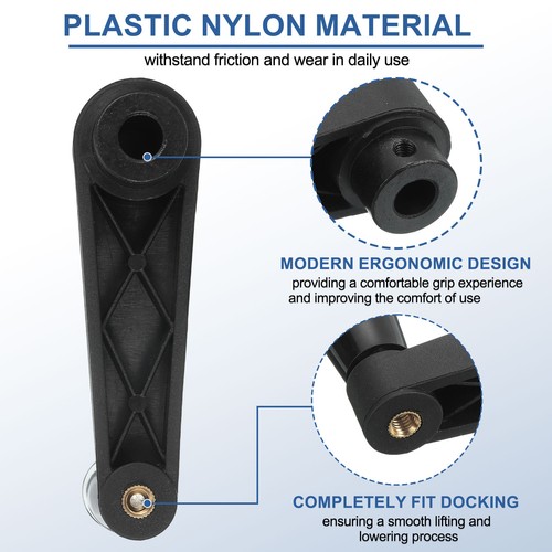 10x105mm (Dia x L) Revolving Handwheel Machine Handle Lathe Grip, Round ...