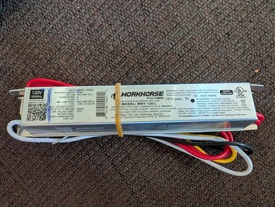 WORKHORSE FULHAM SOLID STATE ELECTRONIC BALLAST MODEL WH1-120-L | eBay