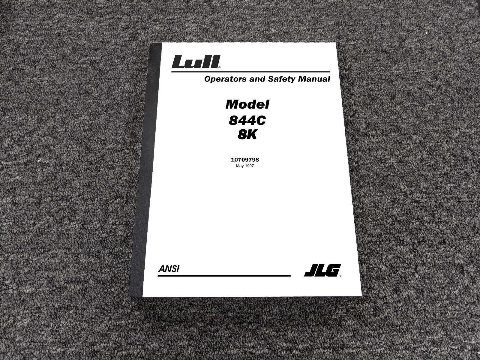 Lull JLG 844C 8K Telehandler Safety Owner Operator Manual User Guide ...