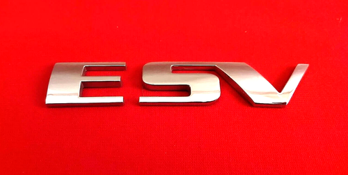 Cadillac Escalade ESV Side Door Rear Emblem Badge Logo Chrome Letters ...