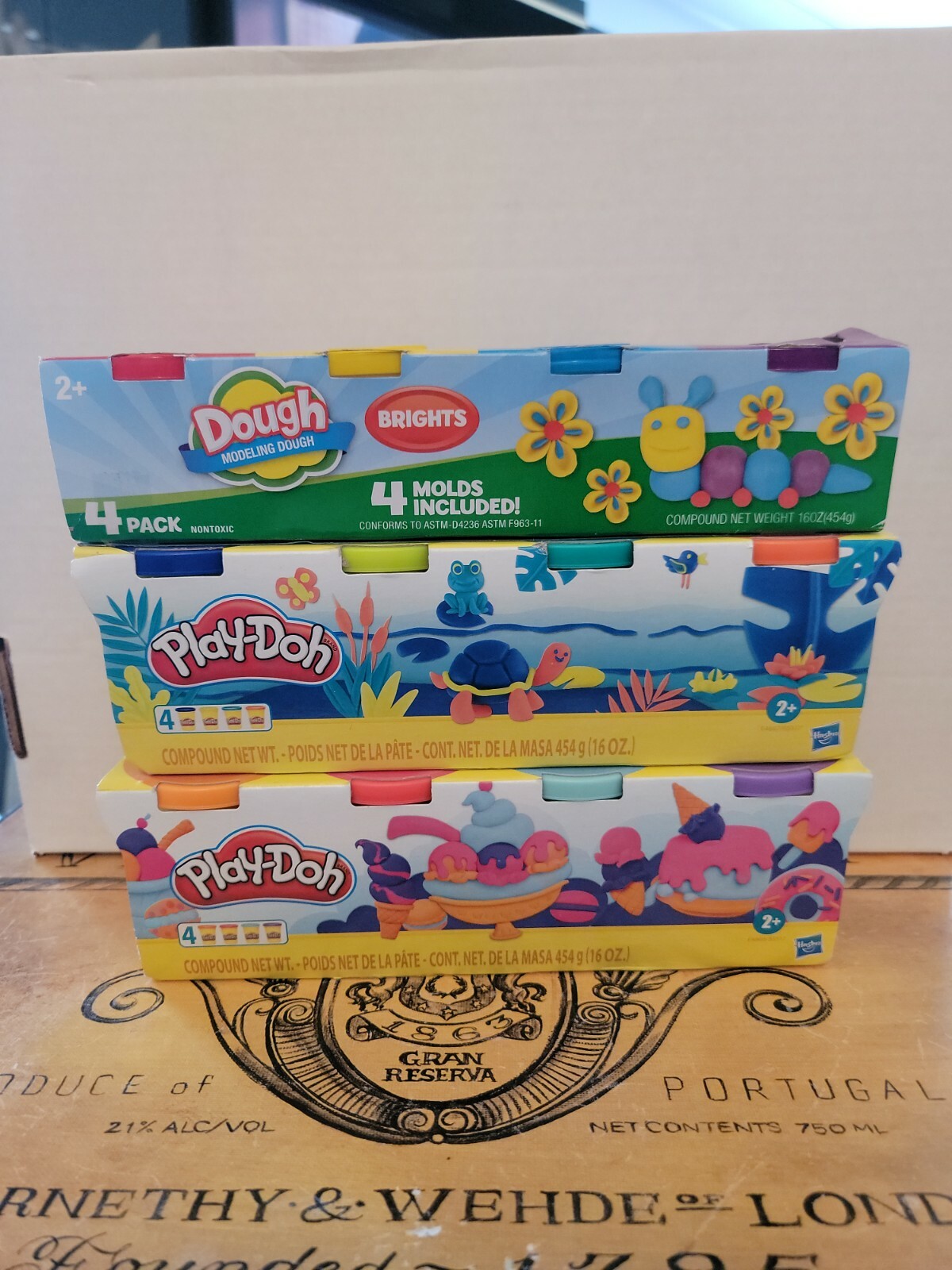 Play-Doh Sweets, Classic & Brights/4 Color Pack Lot of 3/TOTAL of 12 ...