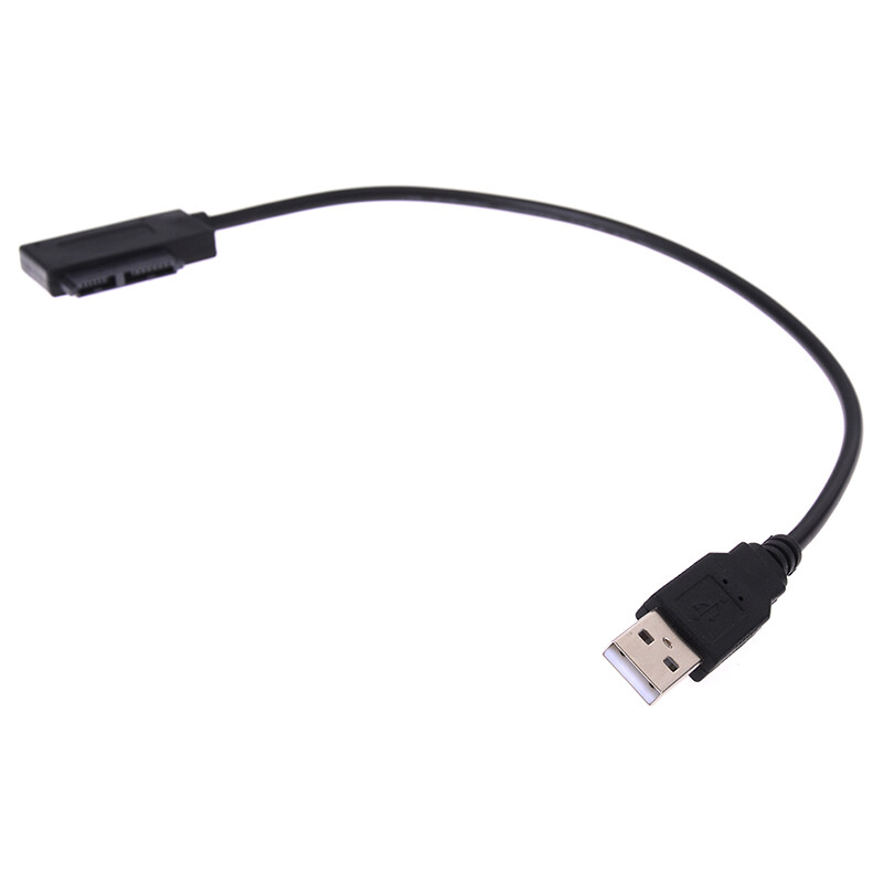 Usb to 7+6 13pin slim sata/ide cd dvd rom optical drive cable adapt&ZY ...