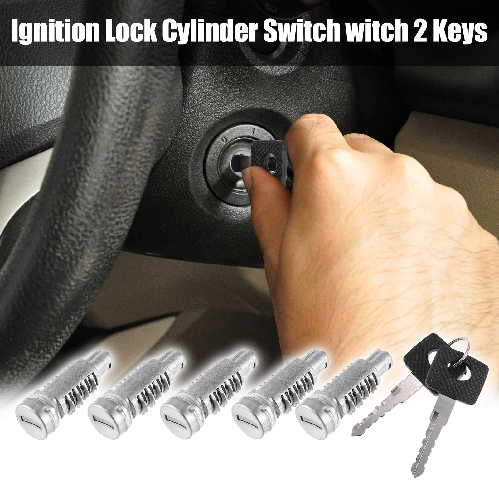 1 Set Ignition Switch Lock Cylinder with Key 6707600205 for Mercedes ...