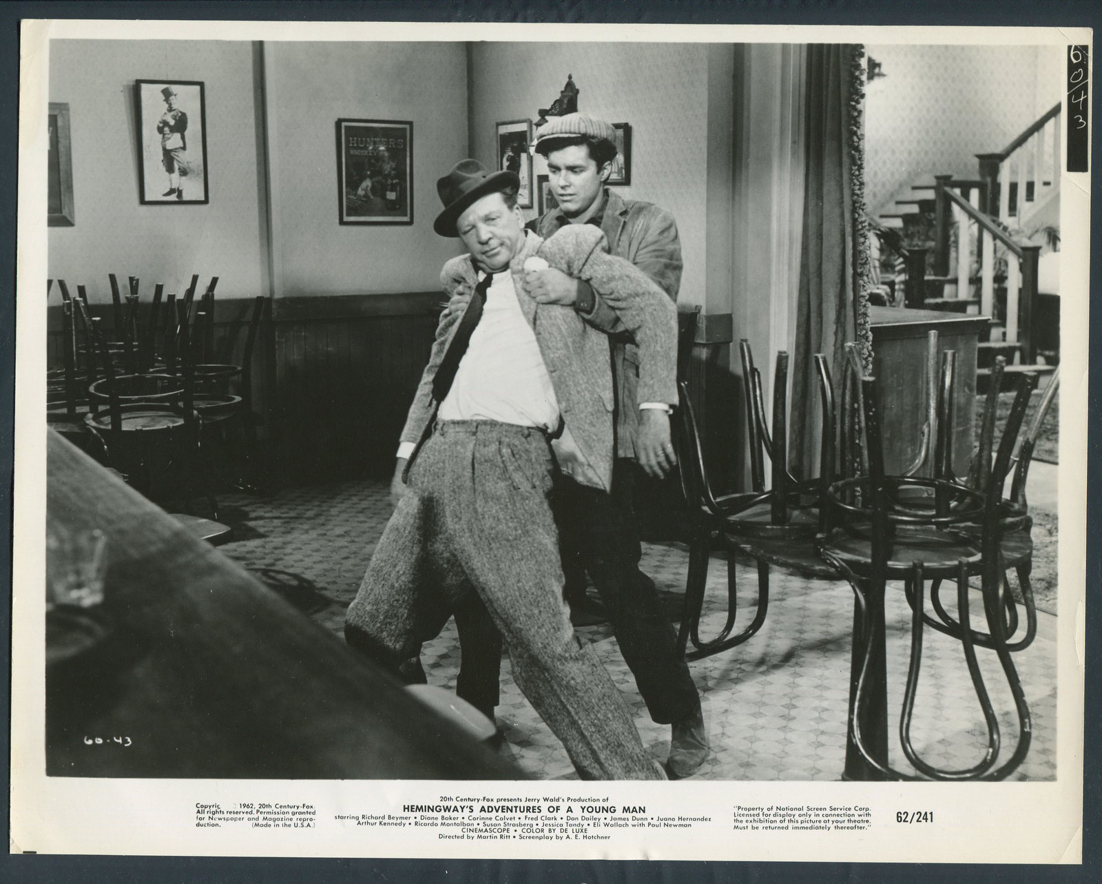 Hemingway's Adventures Of A Young Man ’62 RICHARD BEYMER DAN DAILEY ...