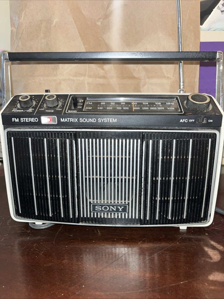 Vintage 1970’s Sony Matrix MR-9100W AM/FM Radio Stereo AC/DC | eBay