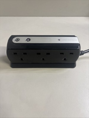 MASTERPLUG 6 PLUG SRGD62PB 13A 250V BS1363/A BS5733 SURGE PROTECTED ...