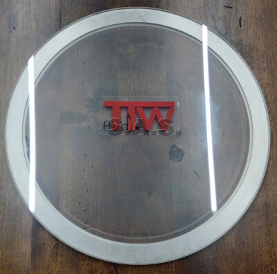 TTW STAINLESS STEEL PERIPHERY RING LP RECORD CLAMP WEIGHT + PLEXI GUIDE ...