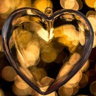 100mm Fillable Heart Shaped clear fillable container x1 valentines day ...