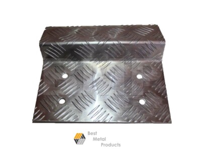 DIAMOND PLATE ALUMINIUM LOADING RAMP END KIT MOTORCYCLES PET DOG CAT ...