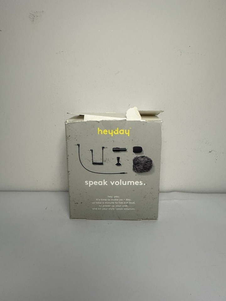 Heyday Universal Cardioid Microphone for DSLR Cameras & Smartphones ...