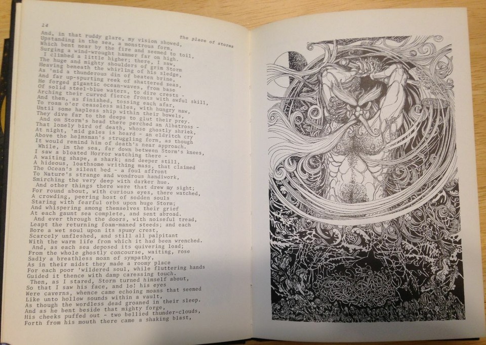 Poems of the Sea William Hope Hodgson 1977 Ferret UK 1st Ltd Poetry ...