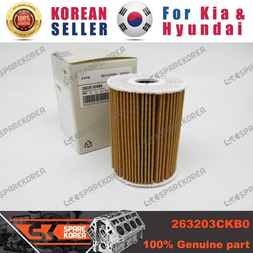 Genuine/OEM 263203CKB0 SERVICE KIT-OIL FILTER for Hyundai Genesis 14 ...
