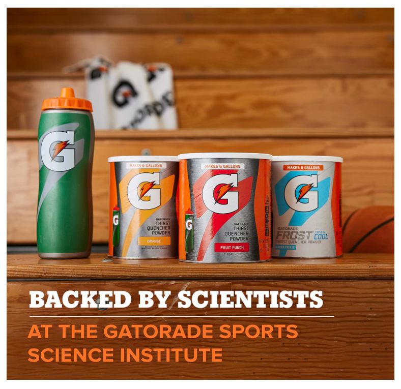 Gatorade Thirst Quencher Powder, Frost Glacier Freeze, 76.5 Ounce, Pack ...