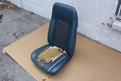 One Single Mercury Cougar Ford Mustang Bucket Seat Blue | eBay