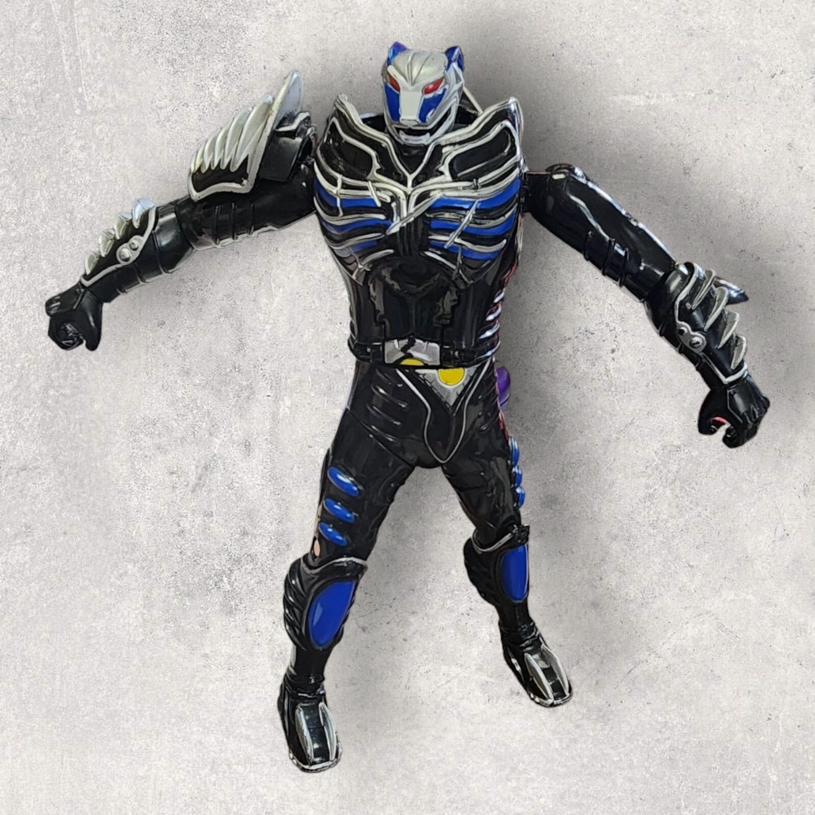 Power Rangers Wild Force Zen-aku spin morphin ranger action figure 2001 ...