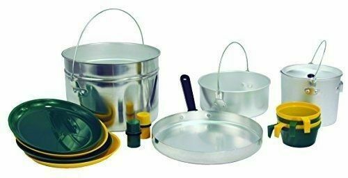 Texsport 16pc Heavy-duty Aluminum Four 4 Person Camping Outdoor Cook ...