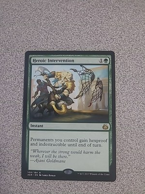 Magic: The Gathering Heroic Intervention Lightly Played | eBay