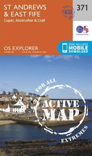 St Andrews and East Fife (Map) OS Explorer Active Map (UK IMPORT ...