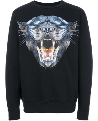 Authentic marcelo burlon county of milan, pantera sweat, print, size m ...