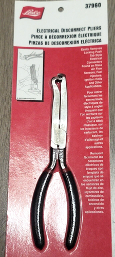 Lisle 37960 Electrical Disconnect Specialty Pliers for Push Tab Style ...
