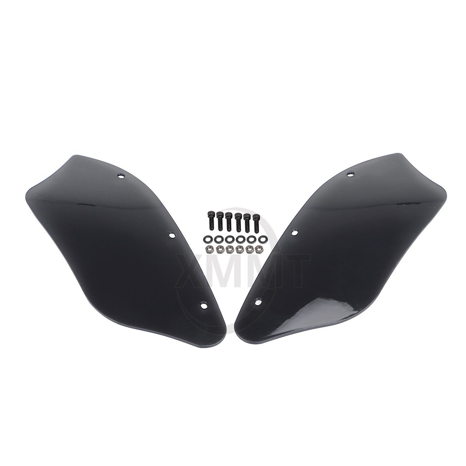 Batwing Fairing Wind Deflector For Harley Dyna Fat Bob Wide Super Glide ...