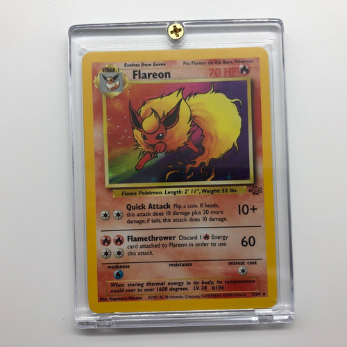 Flareon Pokemon Card | Jungle 3/64 | Holo | eBay