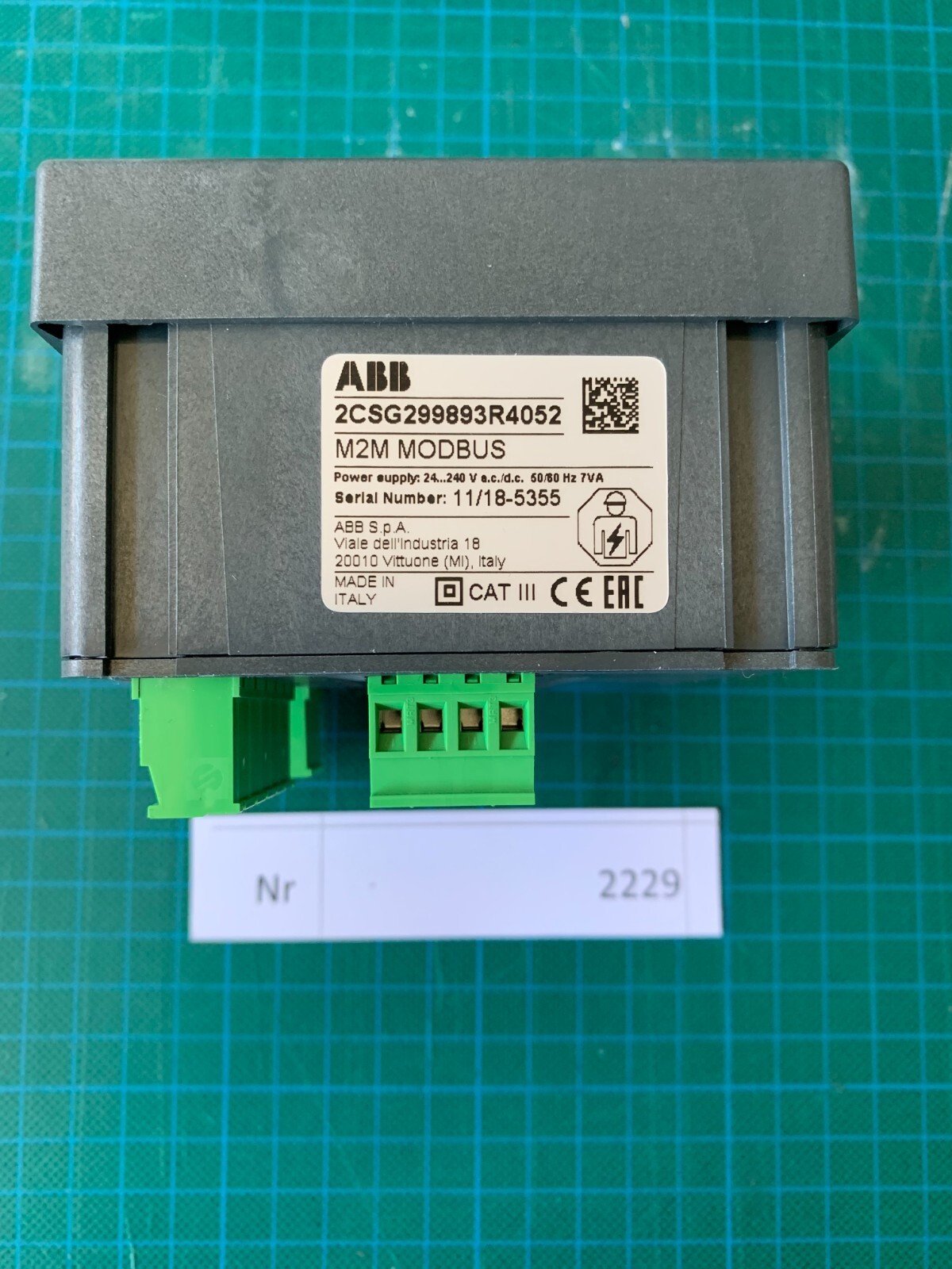 ABB Netzanalysator M2M Modbus. Nr 2CSG299893R4052 | eBay.de