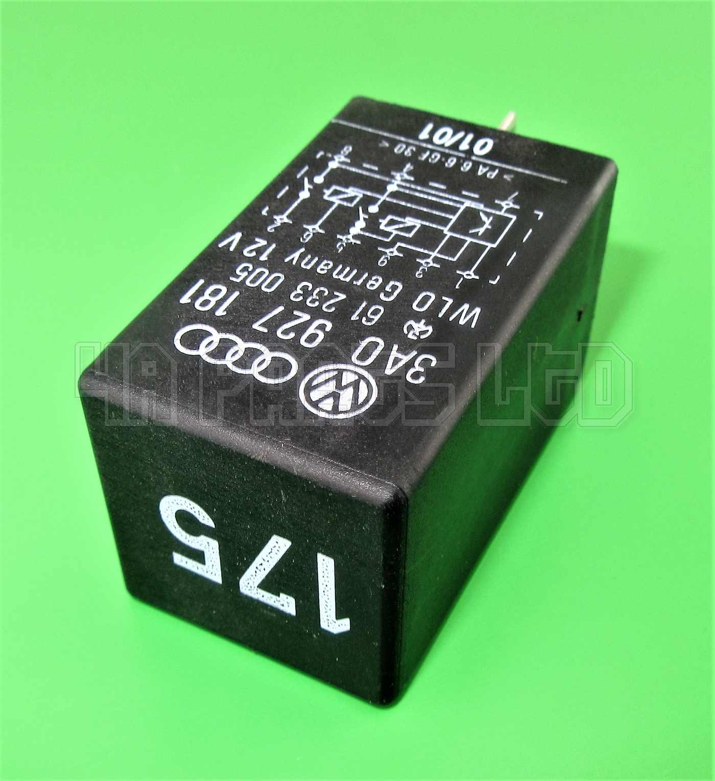 Audi VW Seat Skoda Black-175 Relay Starter 3A0927181 61233005 WLO ...