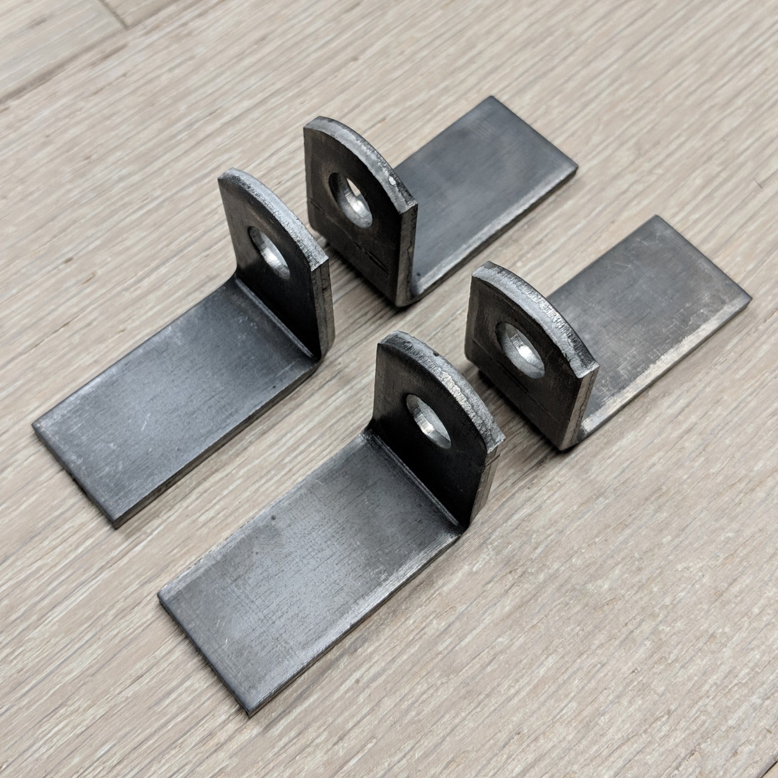 Weld On Steel Angle 90° Degree L Bracket 2" x 1" x 1-1/2" 1/8 ...