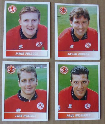 MIDDLESBROUGH PANINI'S FOOTBALL 95 STICKERS FIGURINE PANINI x 4 | eBay UK