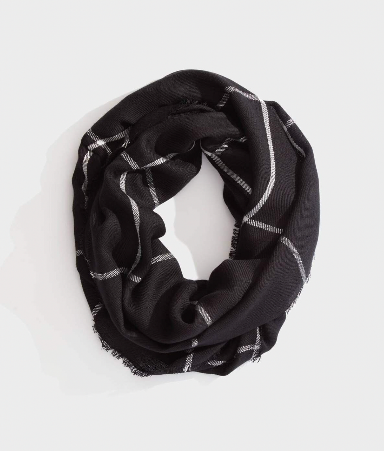 J.Jill ~ NEW Stylish Cozy Grid-Pattern Infinity Scarf ~ NWT (1E2) | eBay