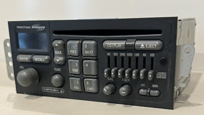 96-00 Pontiac Firebird Trans Am Monsoon Stereo AMFM CD BLUETOOTH OEM ...