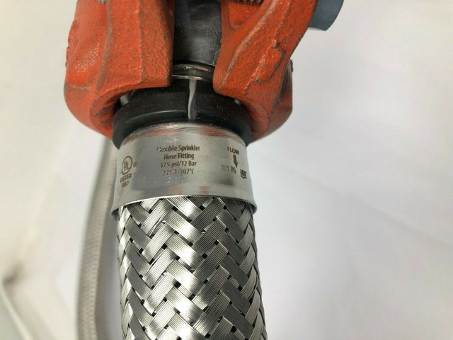 Victaulic AH2-CC-48 48" /4" Vic-Flex AH2 SS Sprinkler Braided Hose for ...