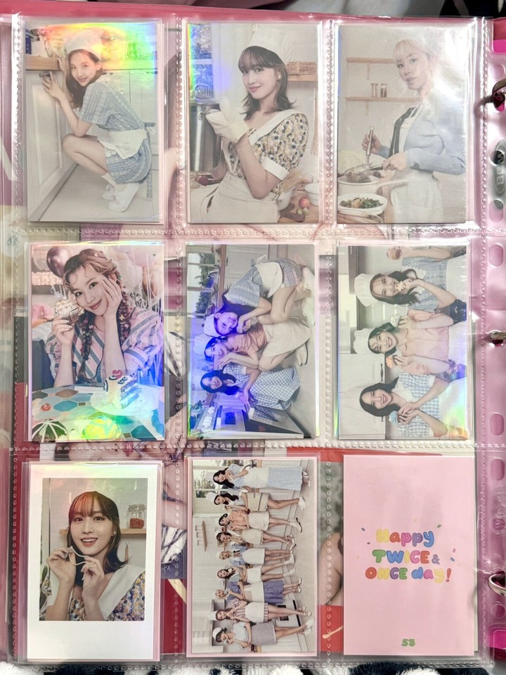 TWICE Official Happy Twice & Once 7th Anniversary Trading Card Set | eBay