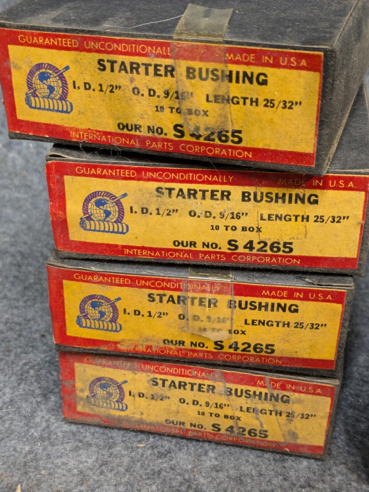 LOT OF 100+ PIECES STARTER BRASS BUSHING ASSORTMENT, New Old Stock, NOS ...