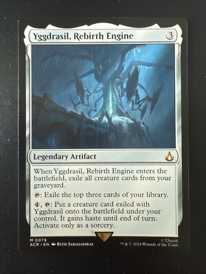 1 x Yggdrasil, Rebirth Engine #78 MTG ACR Assassin's Creed NM English ...