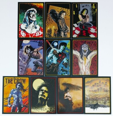1996 Kitchen Sink The Crow City Of Angels Legend Of The Crow Chase Card ...
