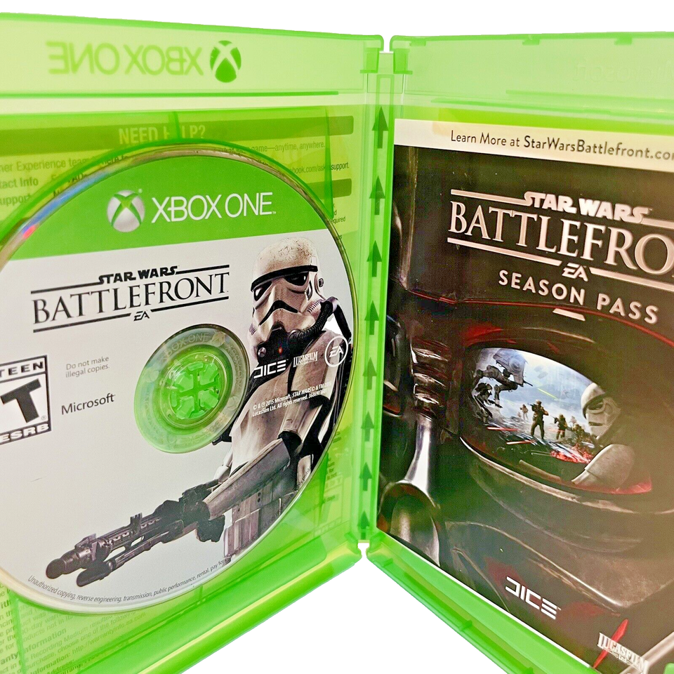 STAR WARS Battlefront Deluxe Edition XBOX ONE Video Game & Disc TESTED ...