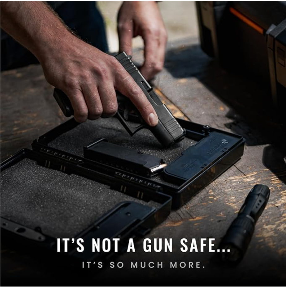 STOPBOX Gun Safe Alternative - Tactical Handgun Storage, Instant Access ...