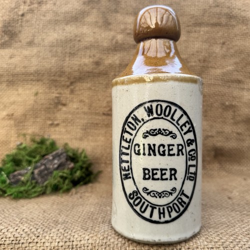 Antique Stoneware Ginger Beer Bottle KETTLETON WOOLLEY & CO SOUTHPORT ...