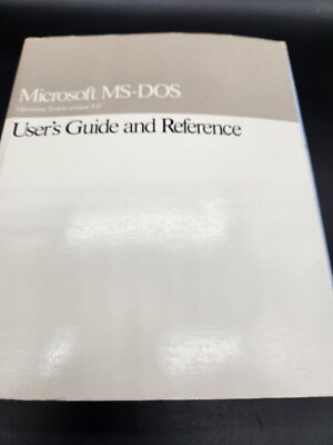 Microsoft MS-DOS 5.01 Users Guide & Reference Manual 1991 Vintage | eBay