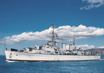 HMS WELSHMAN - LIMITED EDITION ART (25) | eBay