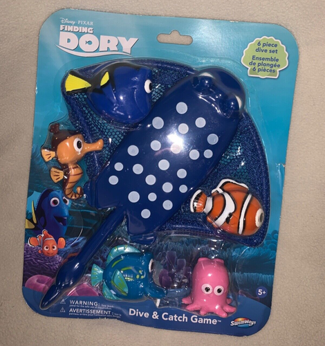 Disney Finding Dory - Dive and Catch Game (6 Piece Dive Set) Swimming ...