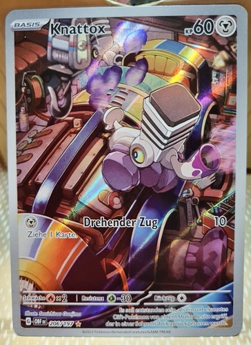 Pokemon Karte Knattox Illustration RARE 206/197 NM/M Deutsch | eBay.de