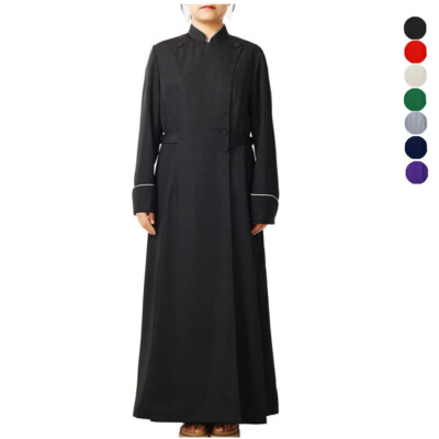 Woman's Clergy Cassock Minister Ladies Robe Clergy Pulpit Liturgical ...