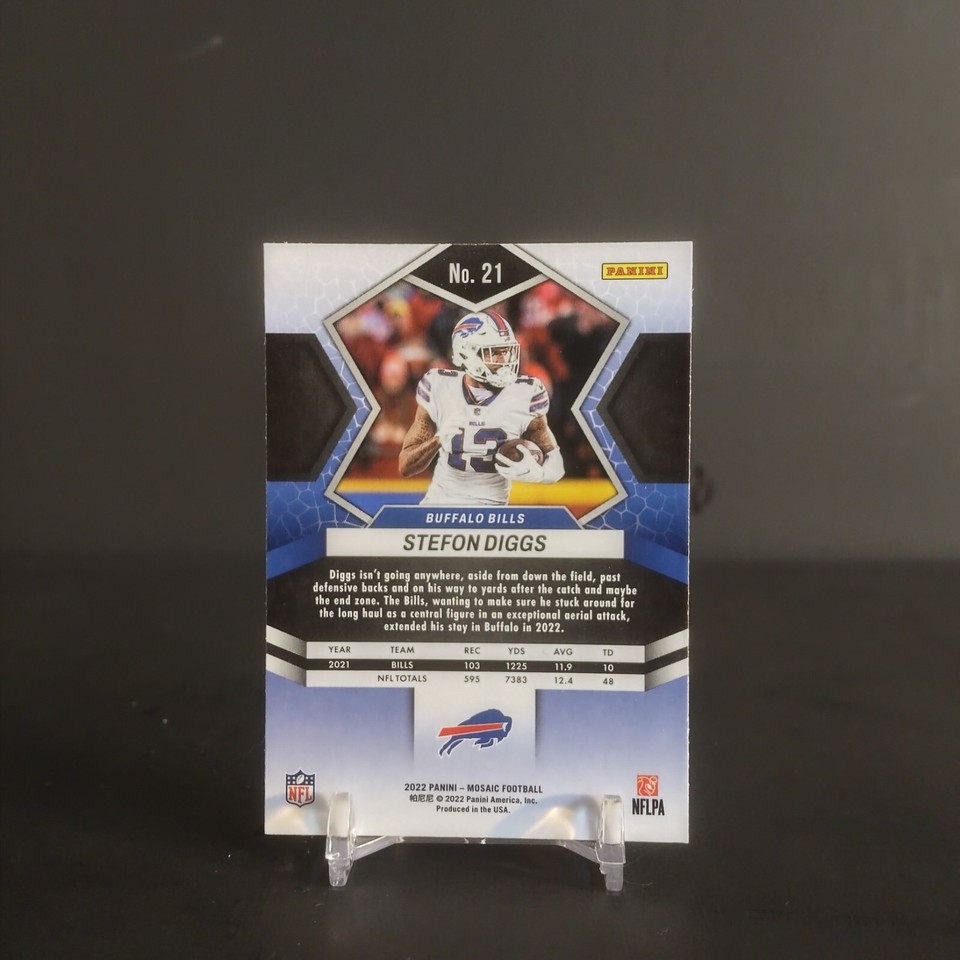 2022 Mosaic Stefon Diggs #21 Buffalo Bills | eBay