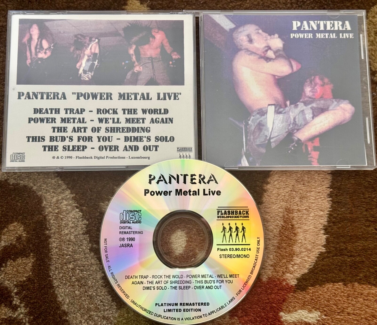 PANTERA “POWER METAL LIVE” ULTRA RARE LIVE ORIGINAL CD | eBay